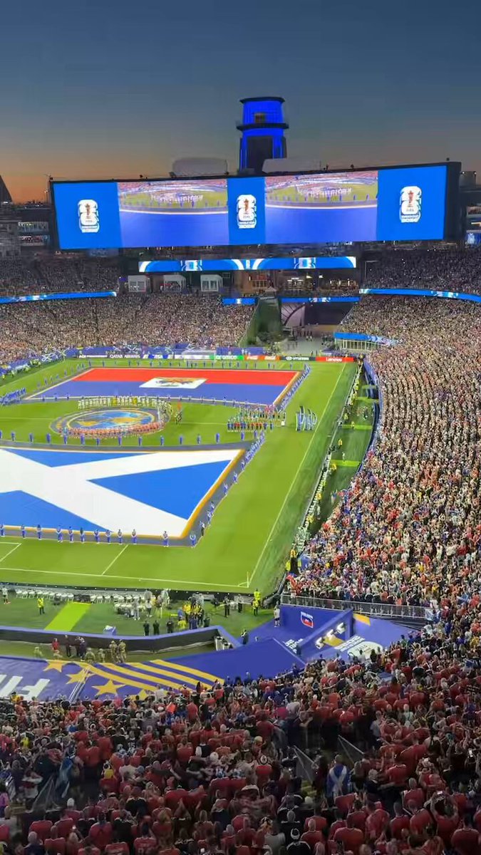 Scottish anthem sung by the whole stadium in the USA - Africa Top Sports